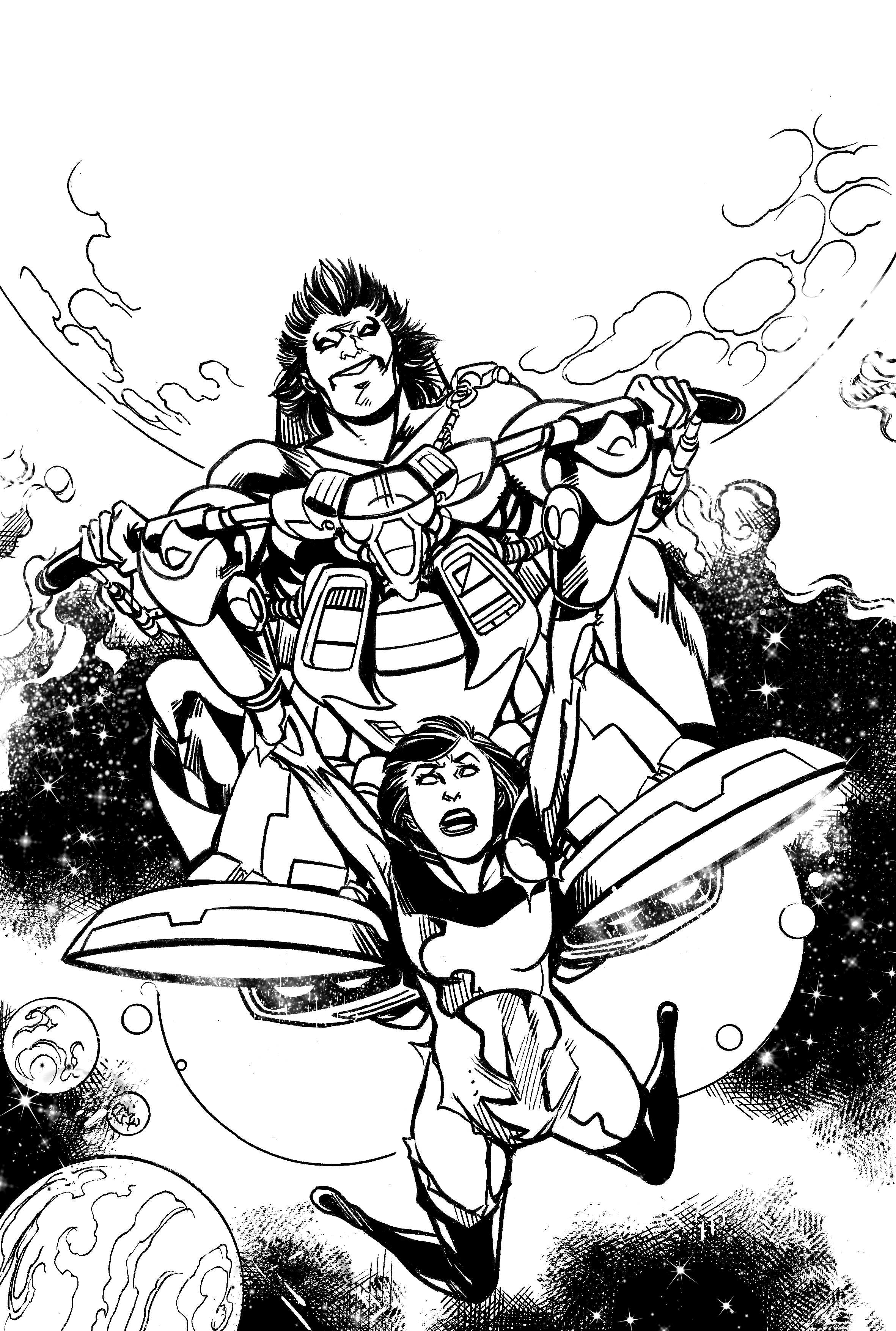 Lobo anniversary – comic cover remake – NAVARRO / CABRERA