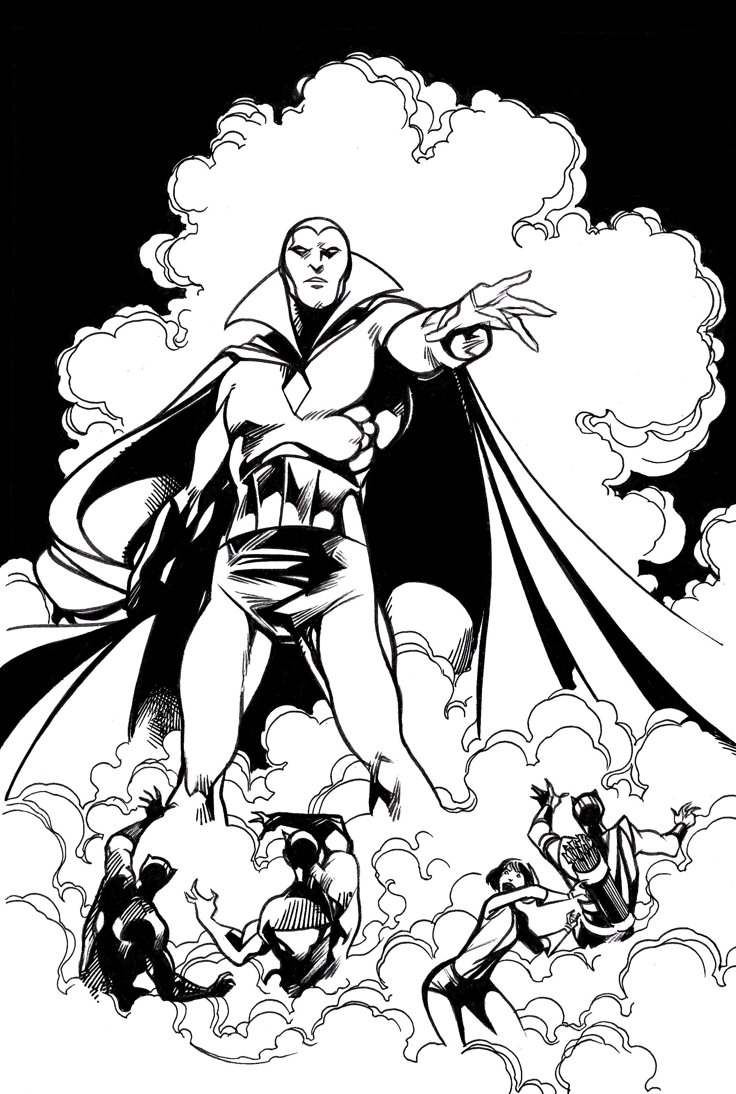 Vision anniversary – comic cover remake – NAVARRO / CABRERA