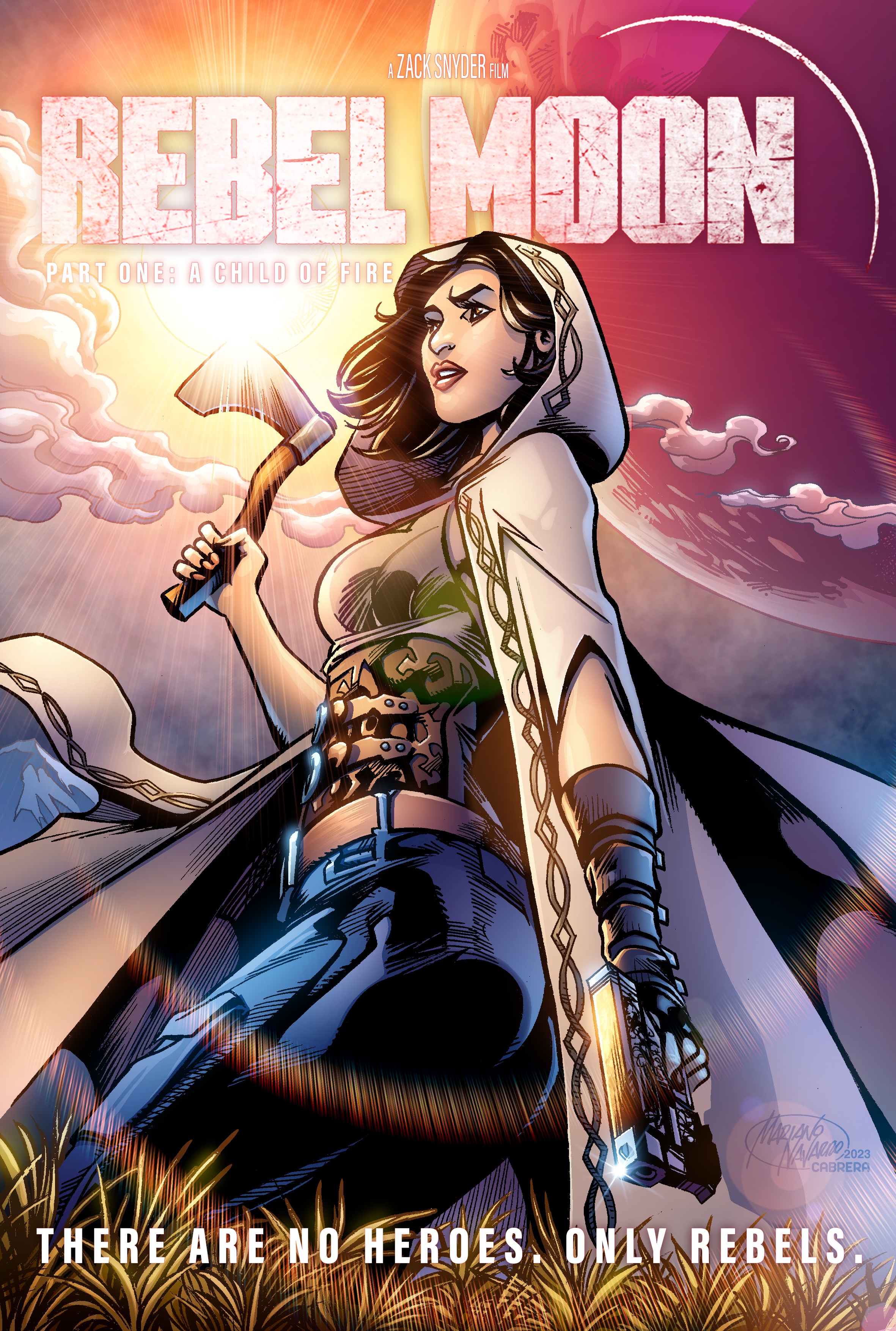 Zack Snyder’s Rebel Moon fanart – NAVARRO / CABRERA